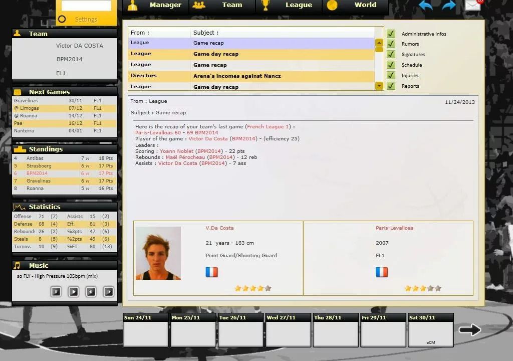 Basketball Pro Management 2014 GOG Dreamlist | GOG.COM